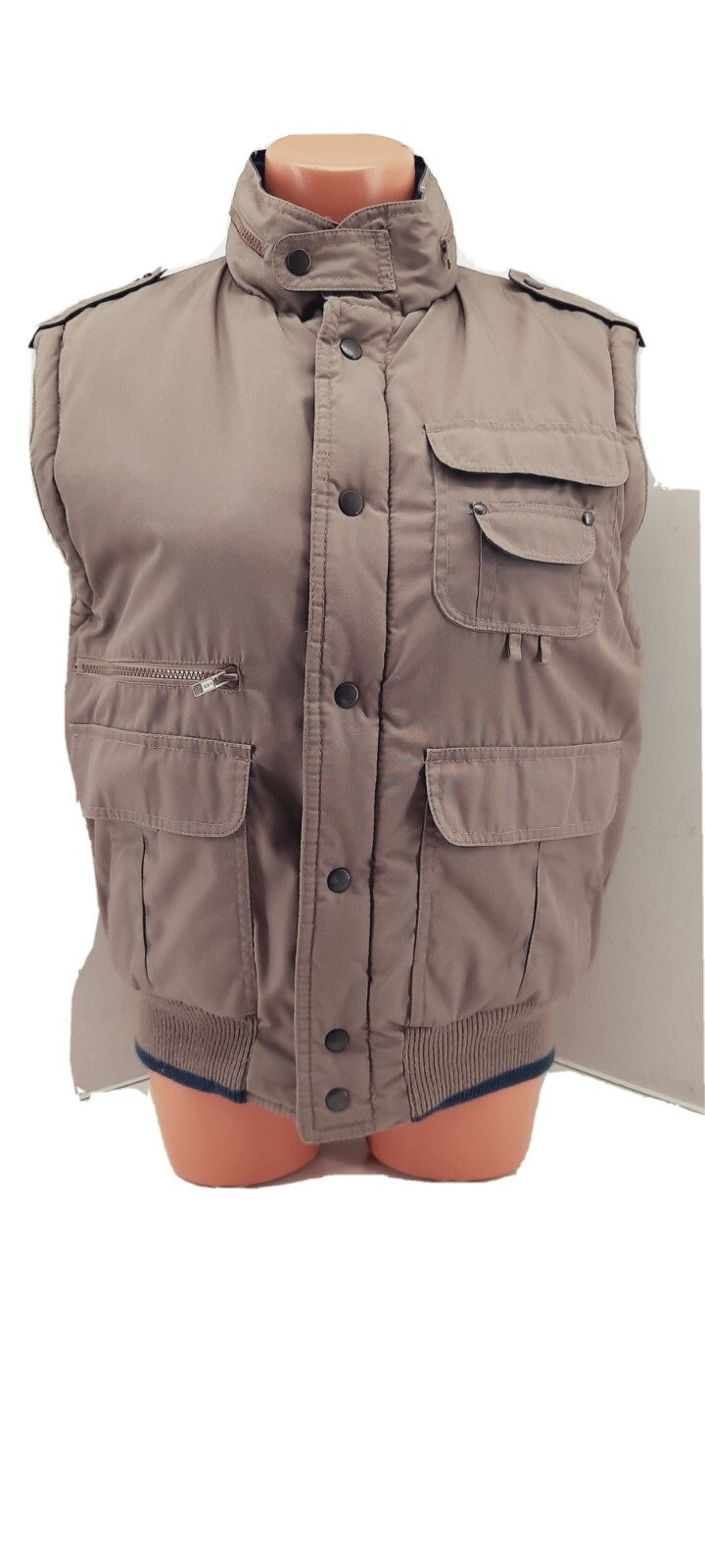 Traditional Classics Rugged Wear Brown Insulated Sleeveless Jacket ...