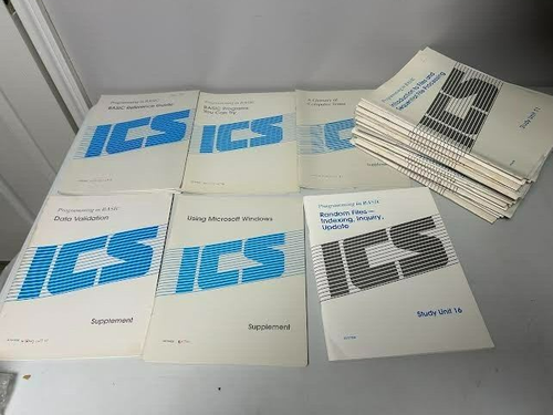 International Correspondence School ICS - Computer Programming Books ...