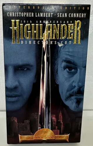 Highlander (VHS, 1996) 10th Anniversary Directors Cut. MACLEOD Vs ...