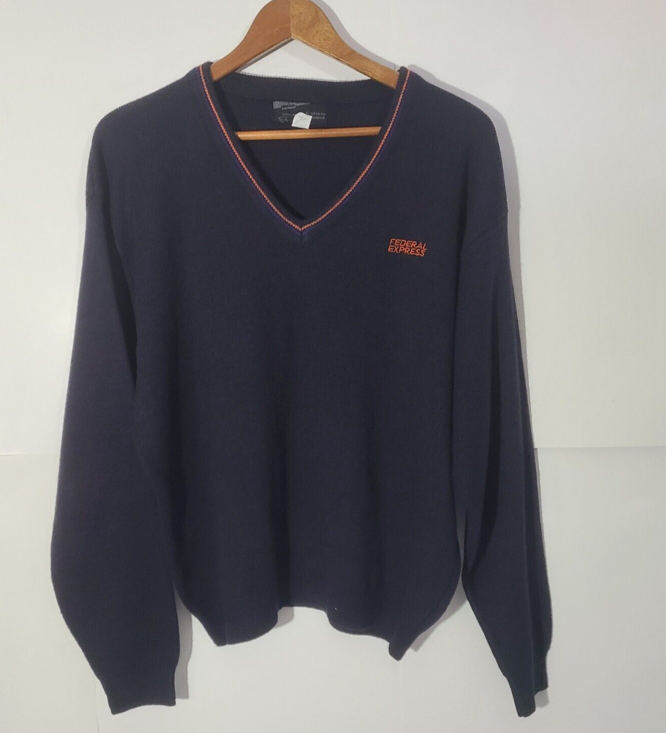 Vintage Federal Express Black Long Sleeve XL Pullover… - Gem