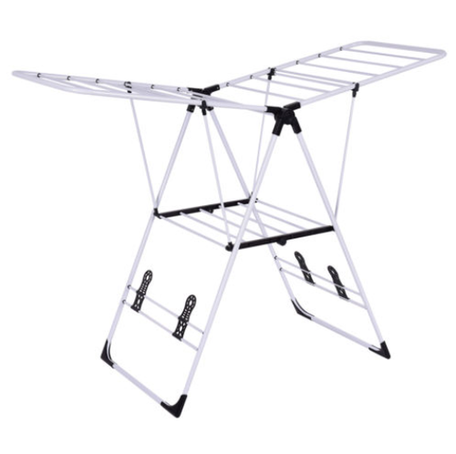 Costway Laundry Clothes Storage Drying Rack Portable Folding Hanger ...