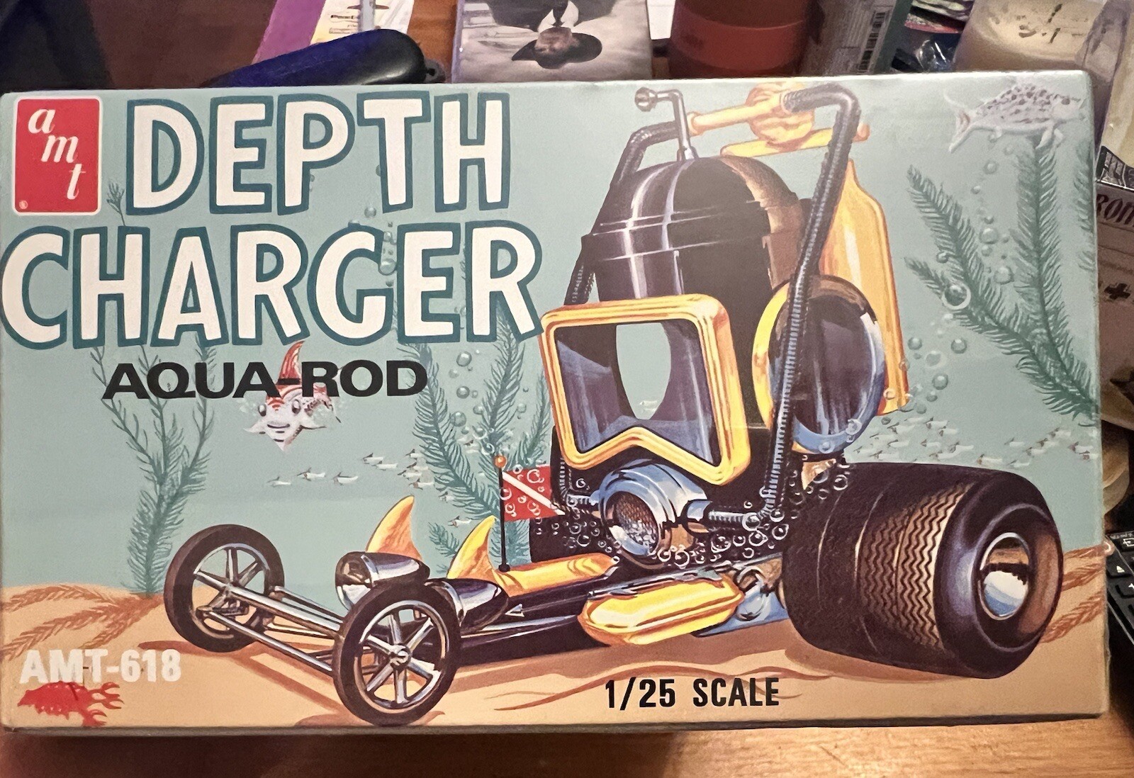AMT Depth Charger Aqua Rod 1/25 Plastic Model Car Kit 618 for sale ...