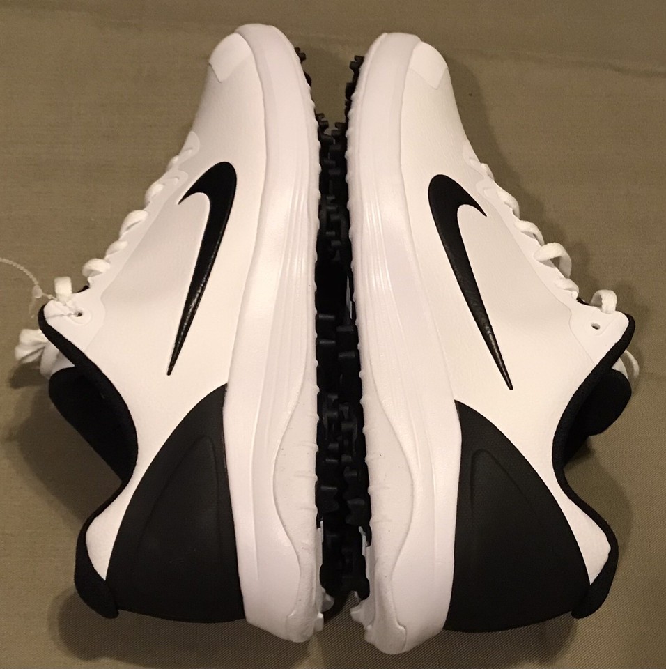 Mens Nike Infinity G Golf Shoes Fitsole White Black CT0535-101 VW1 Size ...
