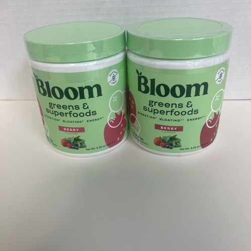Bloom Nutrition Greens & Superfoods Powder, Berry 2 Cans | eBay