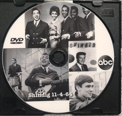 SHINDIG TV show DVD Nov. 4, 1964 Best Quality Smokey Robinson Miracles ...