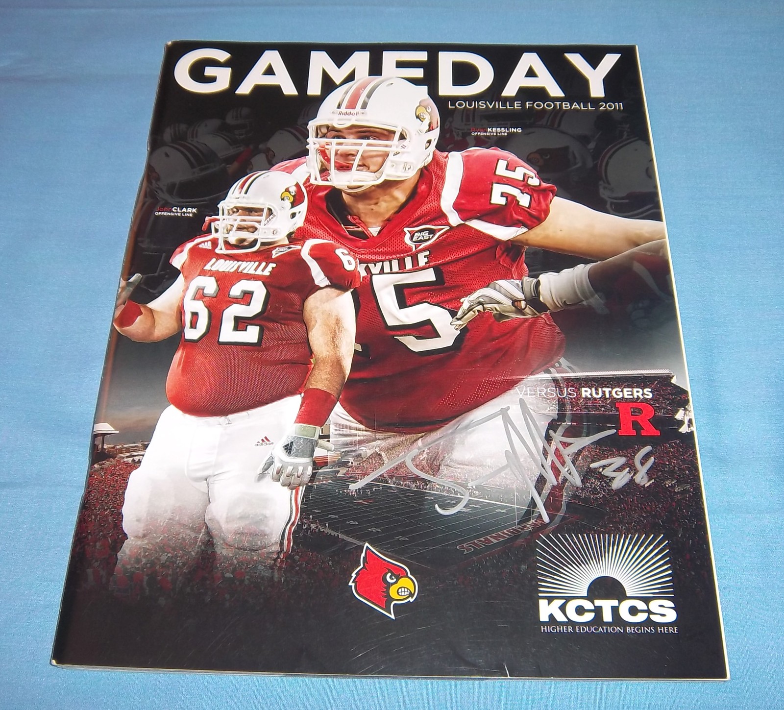 Rutgers vs Louisville Game Program Magazine 2011 Bonus Signed Joe ...