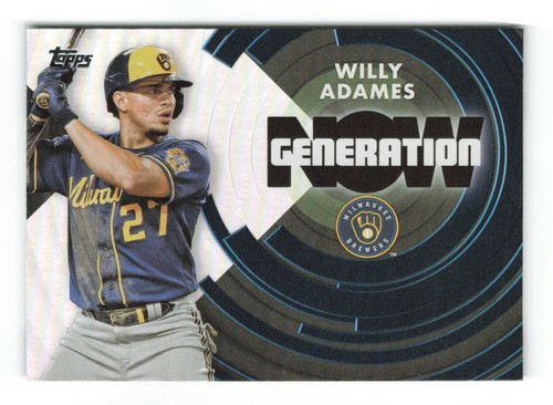 2022 Topps Willy Adames #GN-56 Generation Now Milwaukee Brewers ...