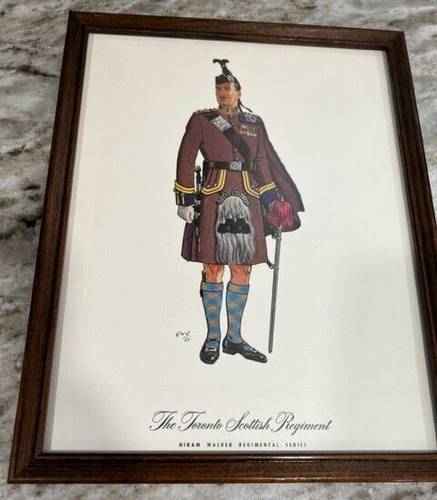 Hiram Walker The Toronto Scottish Regiment Regimental Series Signed ...