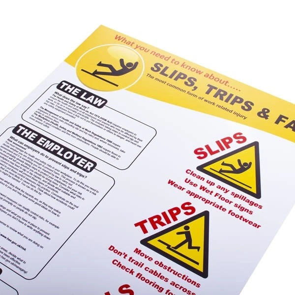 Slips, Trips, Falls Poster OSHA Safety Workplace Posters, 52% OFF