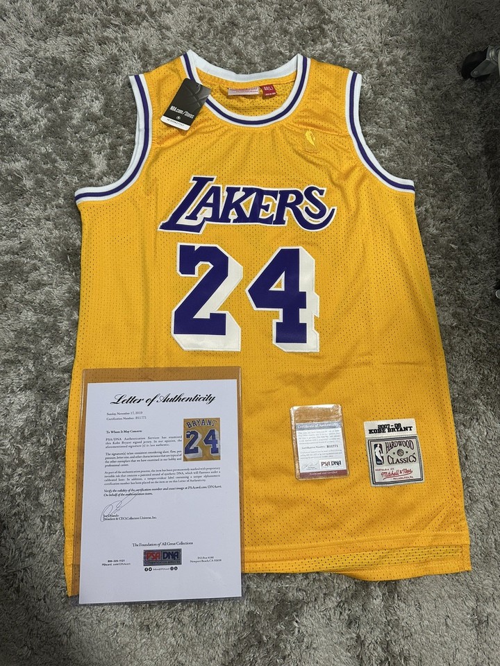 Kobe Bryant Signed Lakers Jersey PSA Authentication | eBay