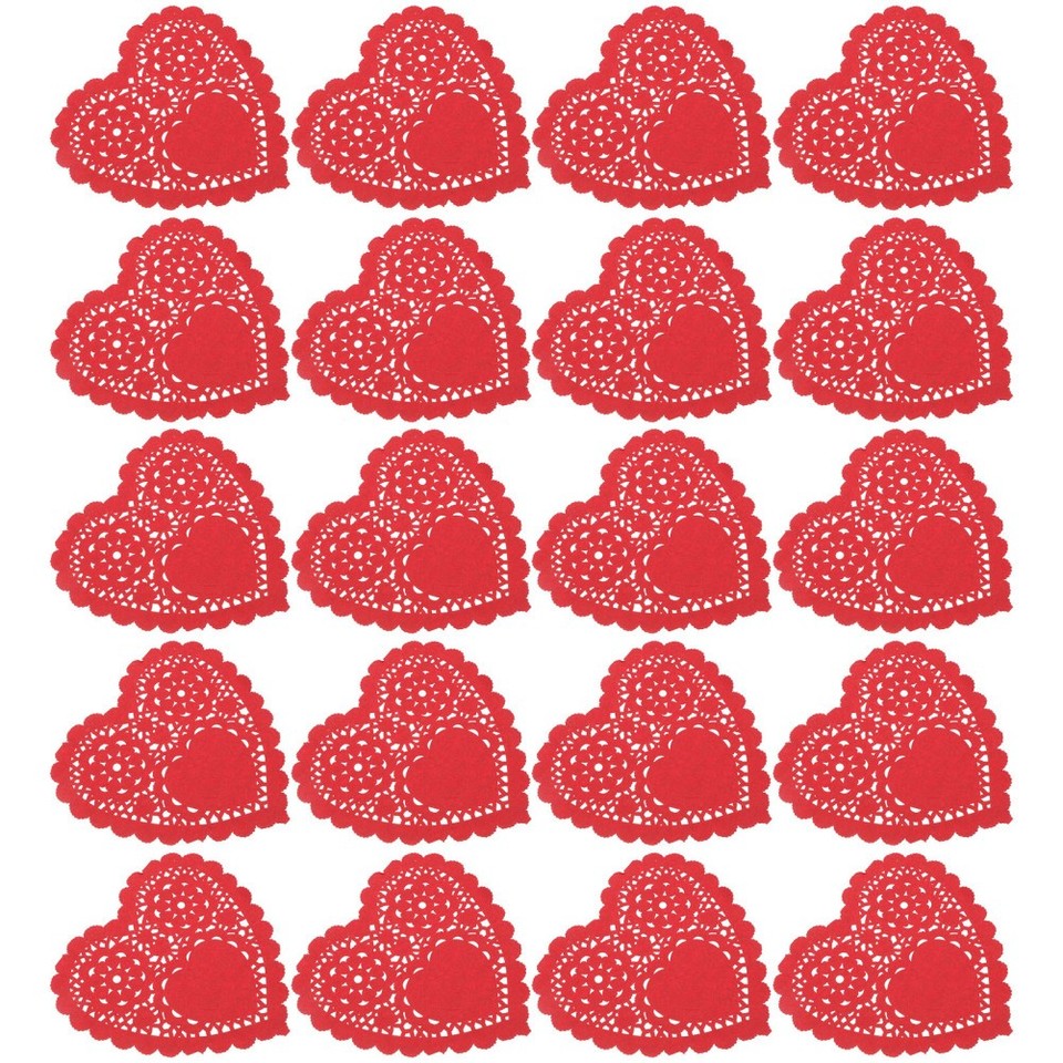 300 pcs Delicate Heart Shaped Food Paper Pads Cake Oil Blotting Paper ...