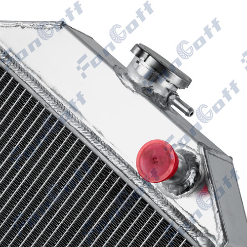 2-Core Aluminum Radiator FIT Yanmar Tractor YM240 YM1700 YM2000 124460 ...