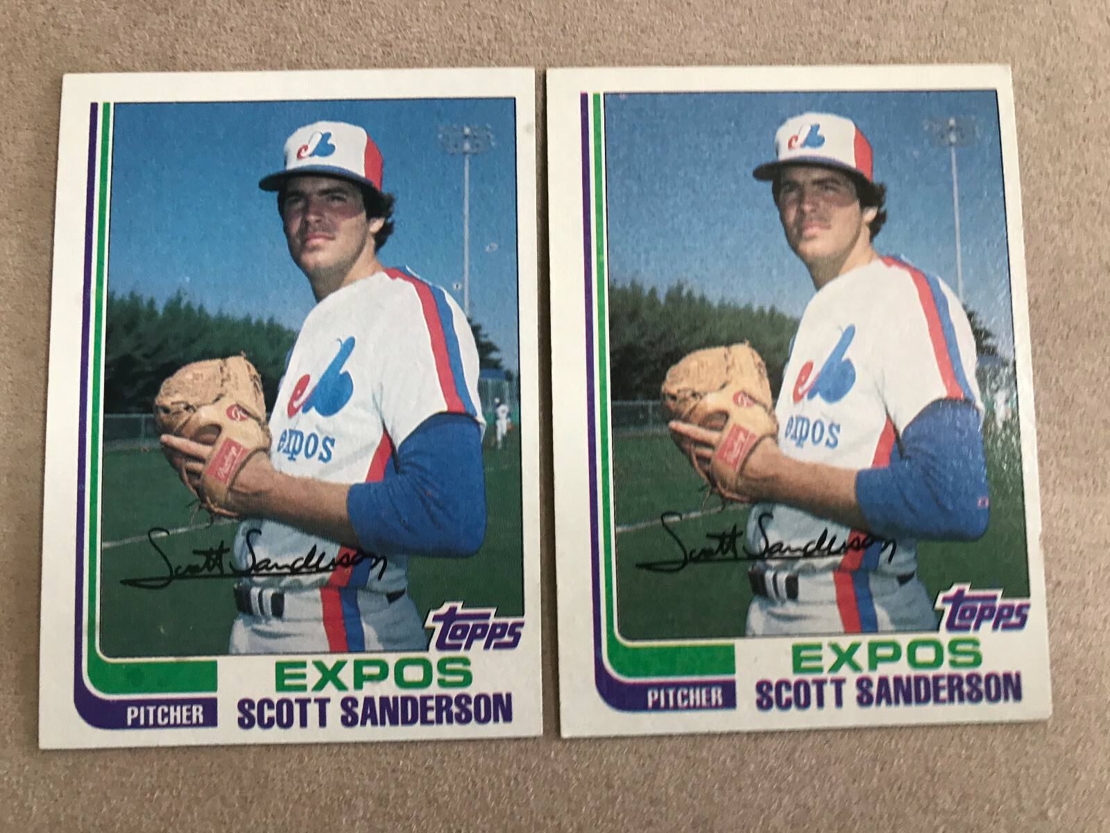 1982 Topps Baseball Card #7 Scott Sanderson Montreal Expos NmMT Free ...