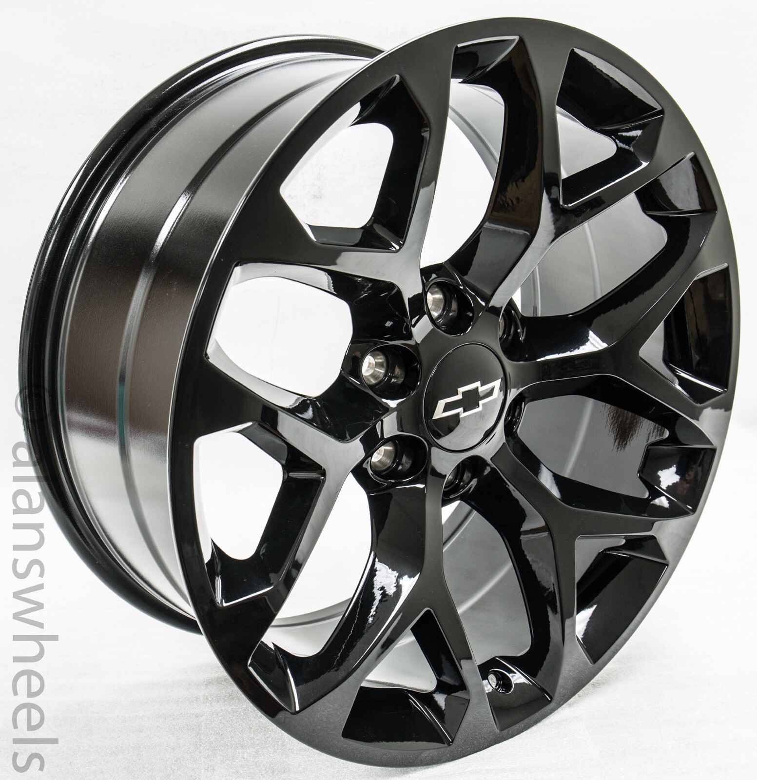 4 NEW Chevy Suburban Tahoe Snowflake Black 22” Wheels Rims 5668 Fits ...