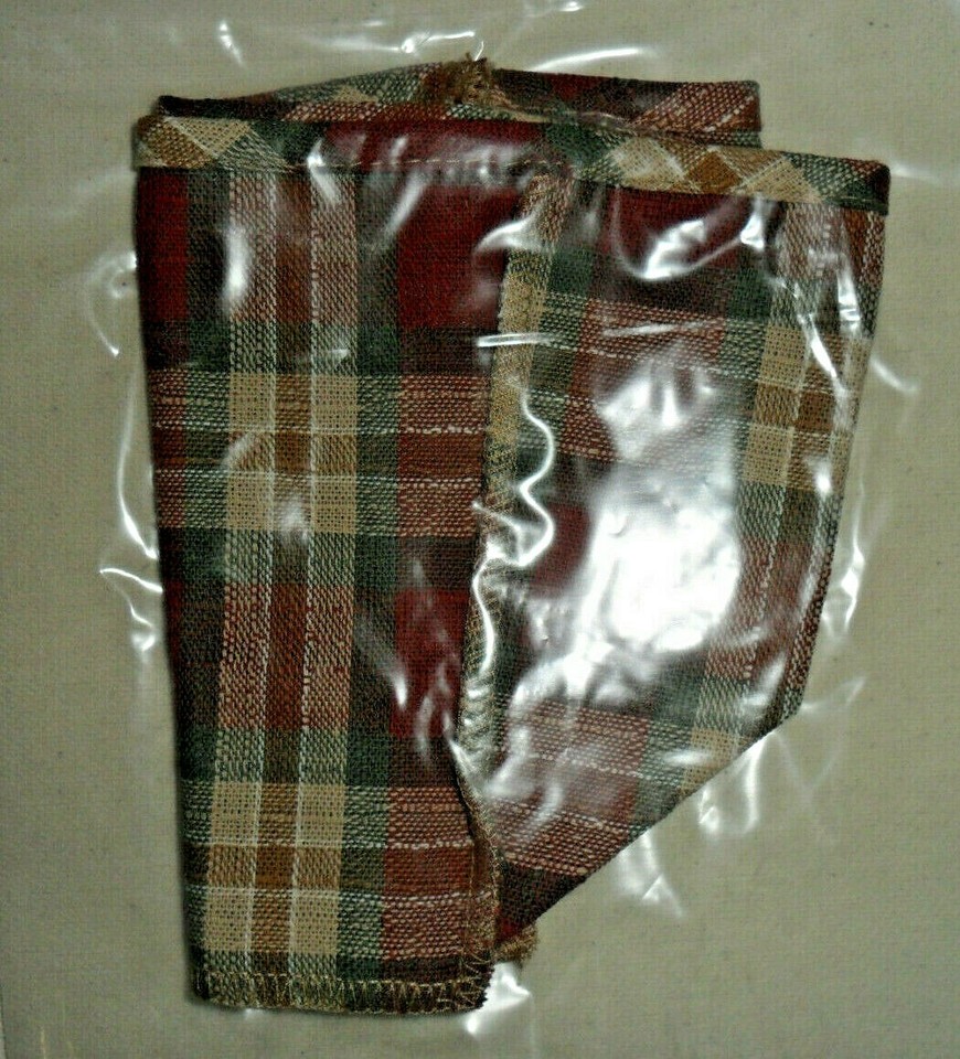 Longaberger Teaspoon Basket Fabric Liner in Orchard Park Plaid #2149181 ...