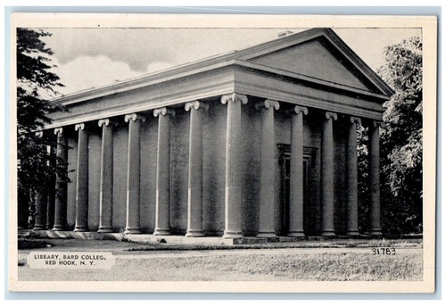 c1940's Library Bard College Red Hook New York NY Vintage Unposted ...