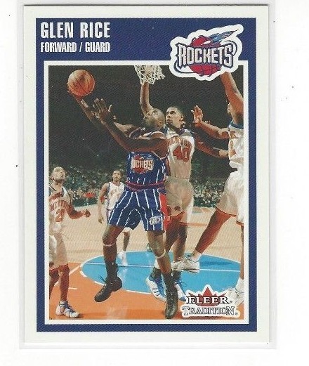 2002-03 FLEER TRADITION BASKETBALL GLEN RICE #49 - HOUSTON ROCKETS | eBay