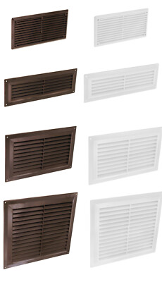 Plastic Air Vent Grille / Ventilation Duct Cover / Louvre / 3" 6" 9 ...