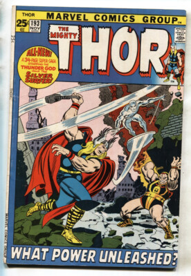 THOR #193-1971-MARVEL-SILVER SURFER-comic book | eBay