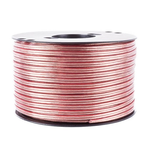 1m Auto Lautsprecher Kabel 1,5 qmm Kupfer Kabel, transparent CarHifi ...