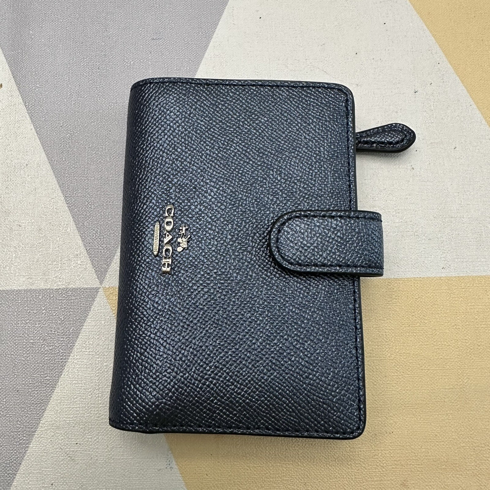 Coach Folding Wallet Leather PVC F23256 Compact Wallet Mini Wallet ...