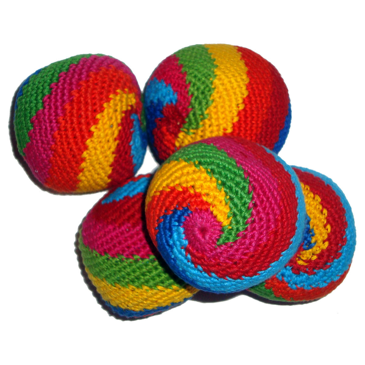 Hacky Sacks Stress Balls Juggling Balls - Handmade Guatemala x 5 Balls ...