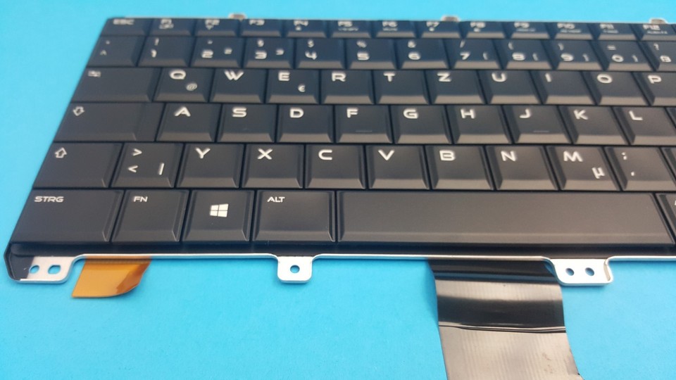 Keyboard German DELL Alienware M17x R4, M18x R4 R5 08W1R1 Backlit NSK ...