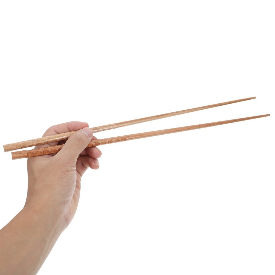 1 Pair Japanese Wooden Chopsticks Extra Long Cooking Chopsticks ...
