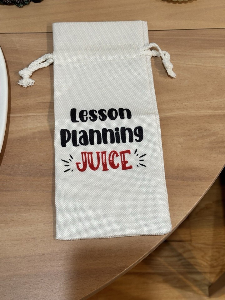 Lesson Planning Juice Wine Bottle Bag | eBay