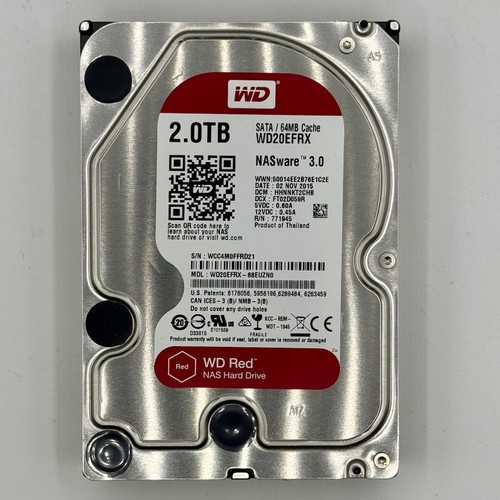 WESTERN DIGITAL 2TB Red Professional NAS Hard Drive - Very Low Hours ...