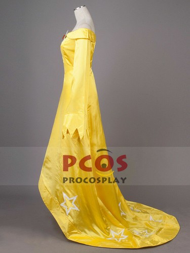 Light Yellow Super Mario Galaxy Wii U Rosalina & Luma Cosplay Costume ...