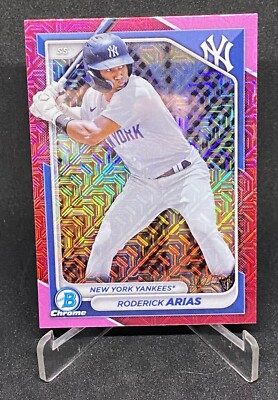 RODERICK ARIAS 2024 Bowman Mega Mojo New York Yankees FUSHCIA PR#/299 ...