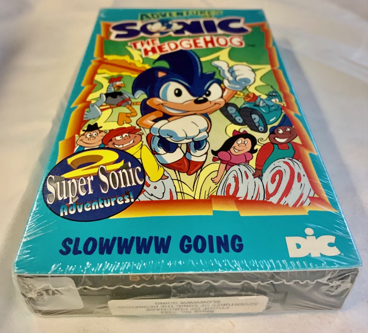 Adventures of Sonic The Hedgehog: Slowwww Going (VHS 1994) NEW SEALED ...