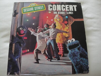 Sesame Street - Concert on Stage LIVE! VINYL LP ALBUM SESAME STREET ...