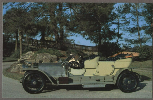 1909 Rolls Royce Silver Ghost Touring Automobile Classic Car Postcard ...