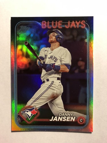 2024 TOPPS DANNY JANSEN SERIES 1 RAINBOW FOIL #349 TORONTO BLUE JAYS ...