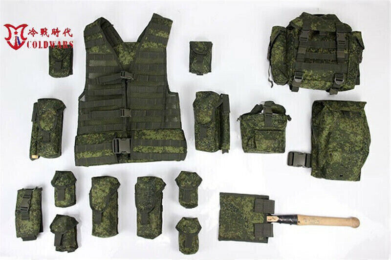 US! Replica Russian Army Tactical Vest 6sh117 Molle Bags EMR Combat ...