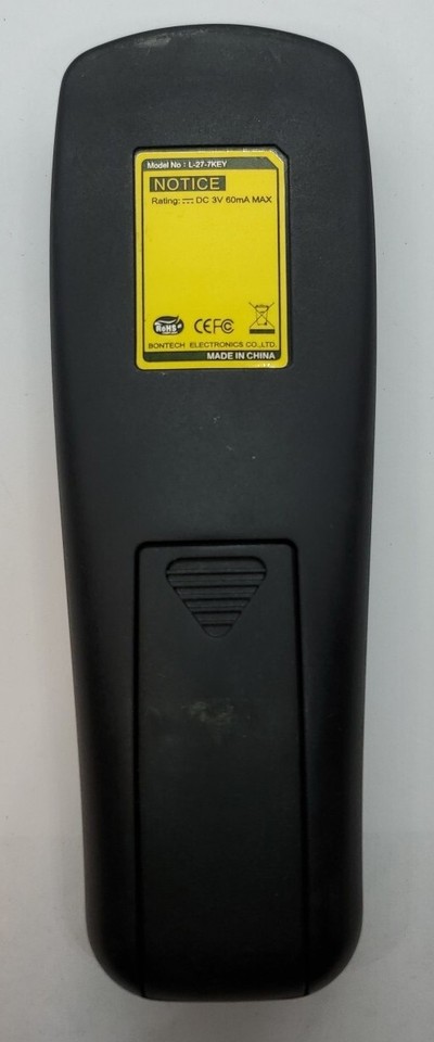OPTOMA L-27-7KEY Remote Control DX319 DX617 DX619 DX621 DX623 DX626 ...