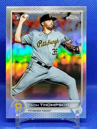 ZACH THOMPSON. Rookie,RC. 2022 Topps Chrome Baseball. Refractor. #30 ...