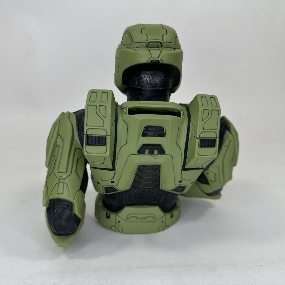 Halo Master Chief Spartan Mark IV Bust Coin Bank Diamond Select No Gun ...