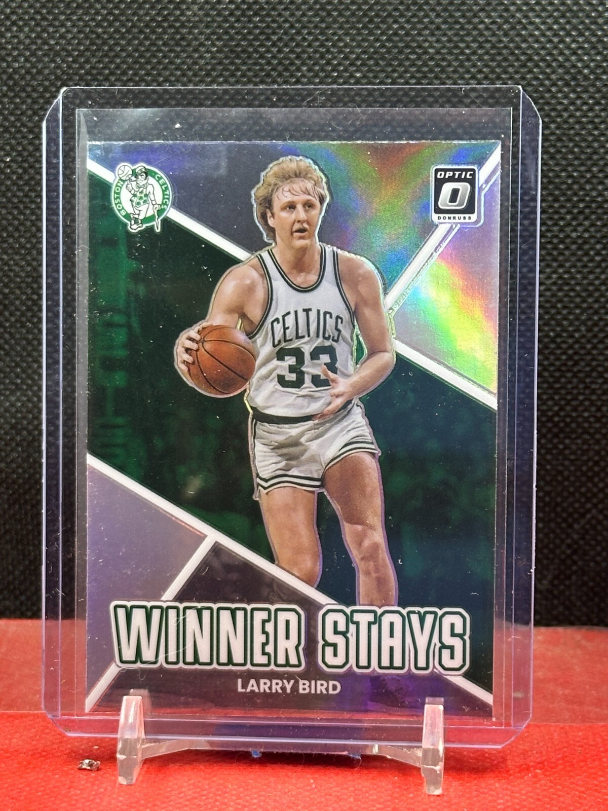 2022-23 Donruss Optic Winner Stays Insert Silver/Holo #15 Larry Bird ...