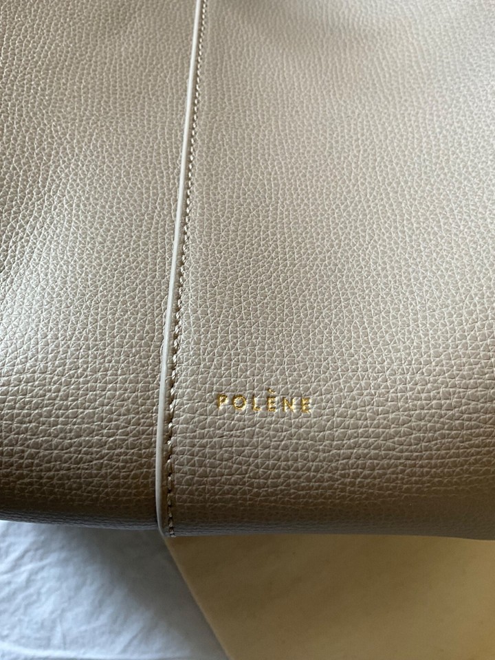 Authentic Polene Paris Cyme Mini Textured Taupe with Polene order ...