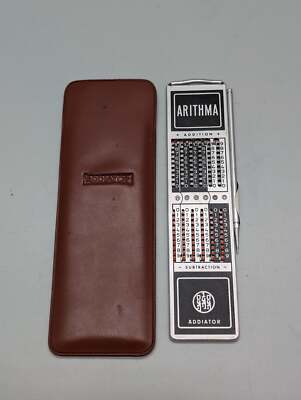 Addiator Arithma* mechanical pocket calculator, Addiator Gesellschaft ...