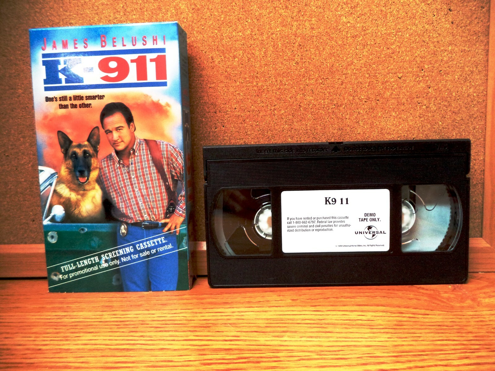 K-911 (VHS 1999) FULL LENGTH DEMO, James Belushi, Christine Tucci ...