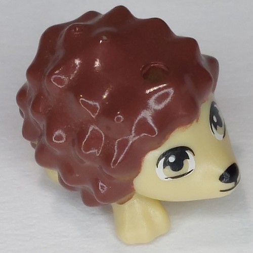Lego Hedgehog, Friends With Black Eyes And Nose And Reddish Brown ...