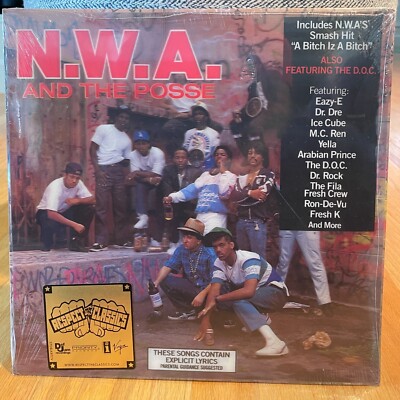 SEALED ! N.W.A. and The Posse LP w/ 3D Lenticular Cover - Ruthless ...