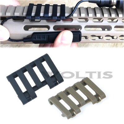 5 Slots WireLoom Secures Switch Wire Rail Cover Panel for Picatinny ...