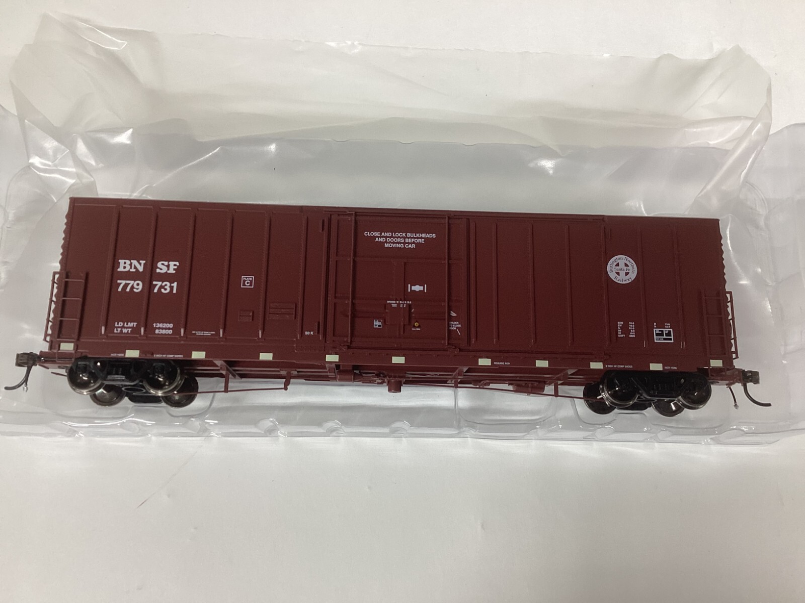 Athearn Genesis #G26886 HO scale "BNSF" 50' PC&F box car Rd. #779731 | eBay