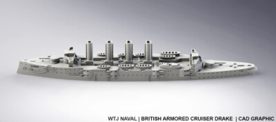 1:2400 HMS Drake | eBay