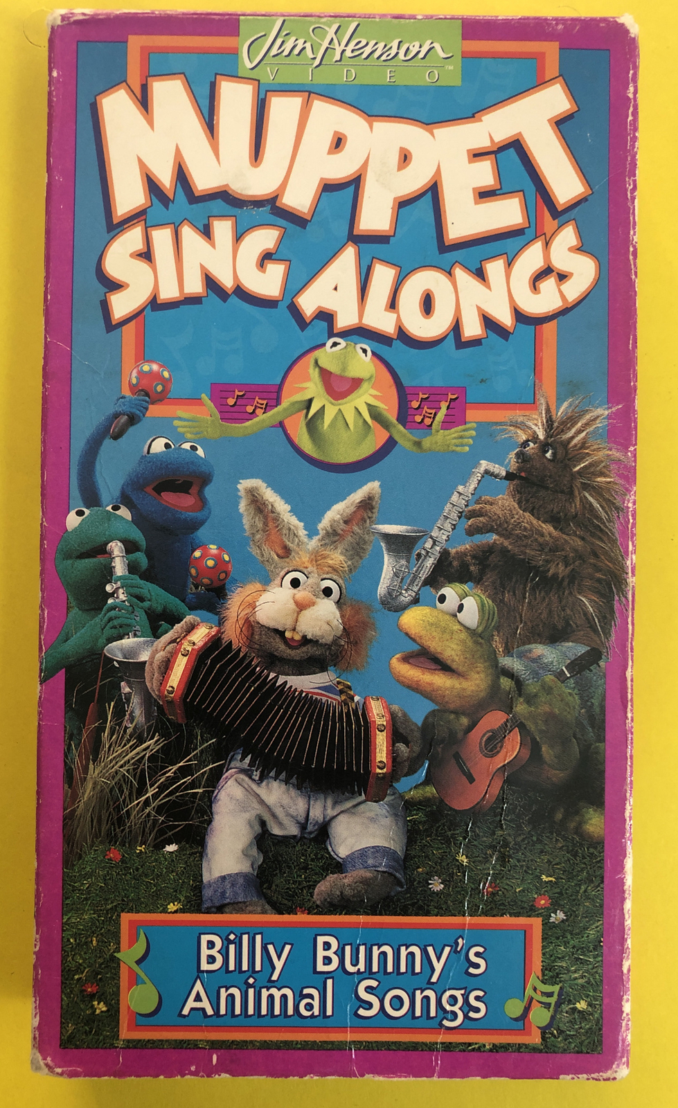 MUPPET SING ALONGS Billy Bunny’s Animal Songs VHS Video Tape 1993 Jim ...